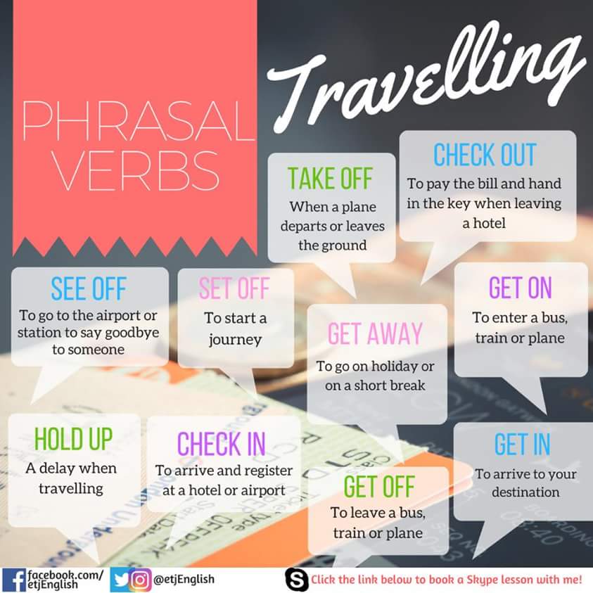 Travelling Phrasal Verbs Vocabulary Home Travelling Phrasal Verbs Vocabulary Home