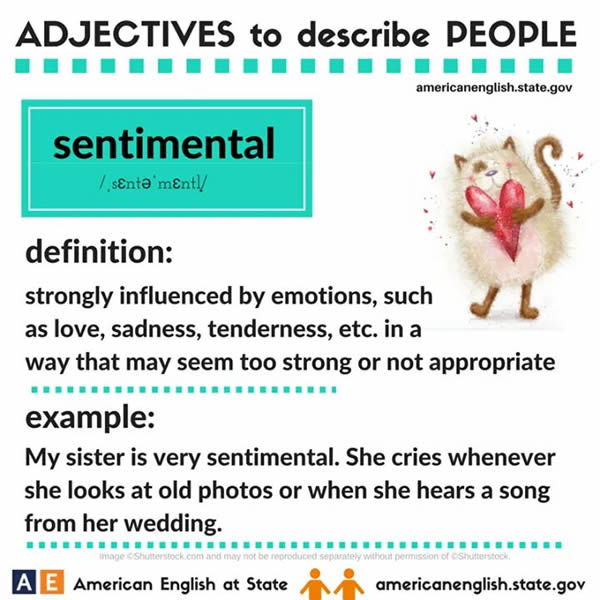 Adjectives to Describe People - Vocabulary Home